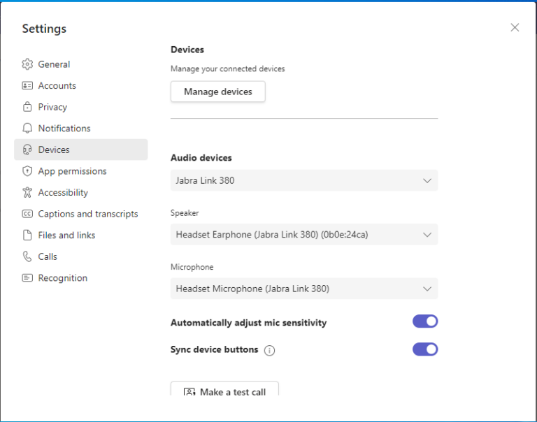 Changing Webcam/Microphone in Microsoft Teams. – Somerville College IT ...